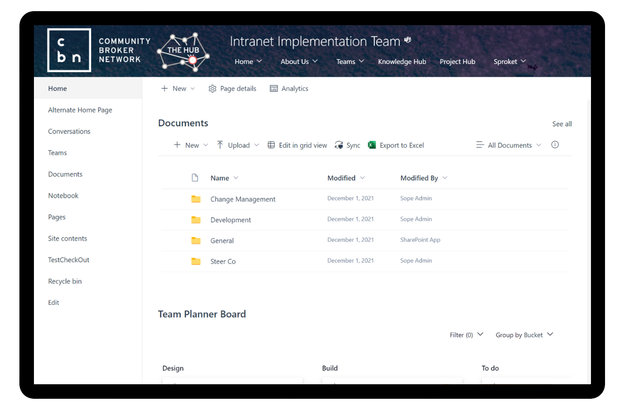 Microsoft Content Editor Web Part for Document Management