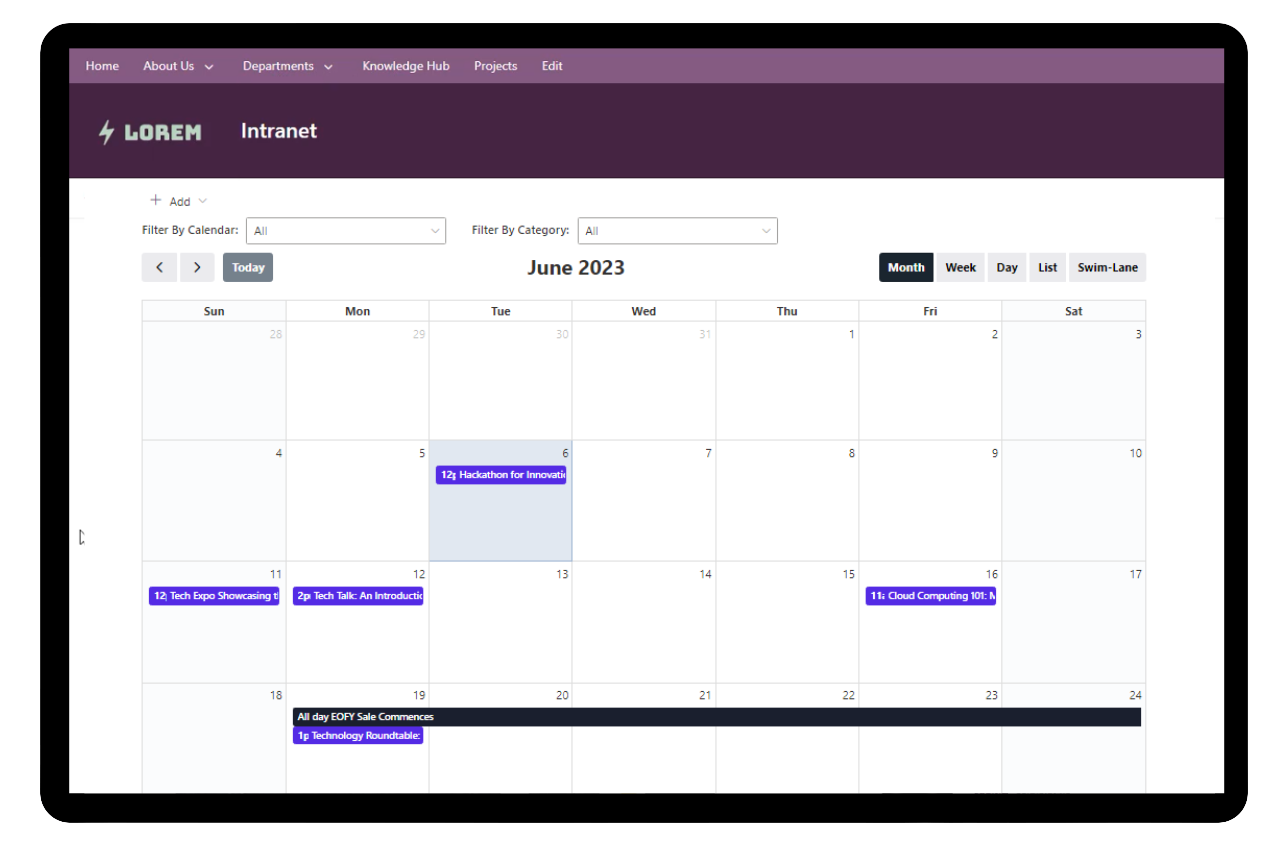 Event Web Part for Microsoft SharePoint | Sprocket365