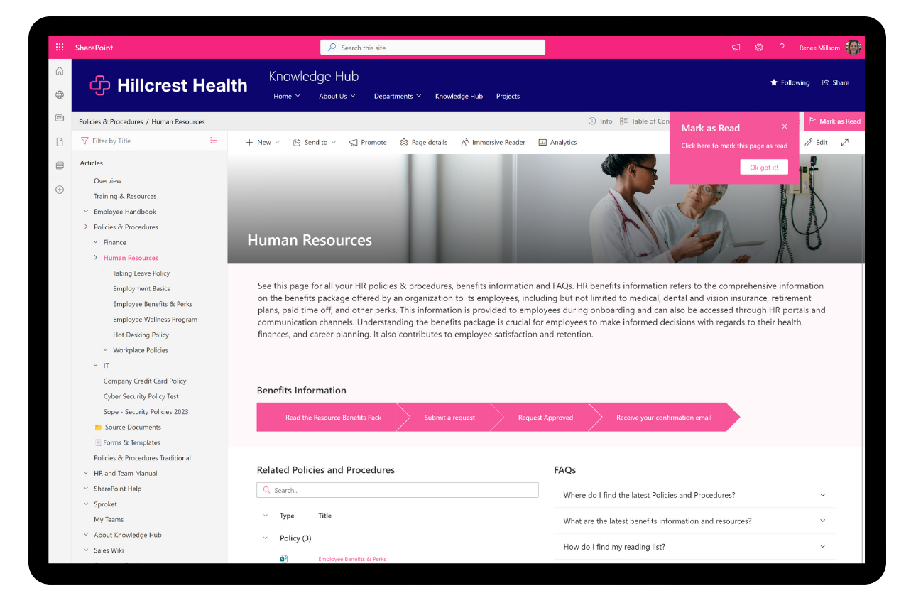 Knowledge Hub - Sprocket 365