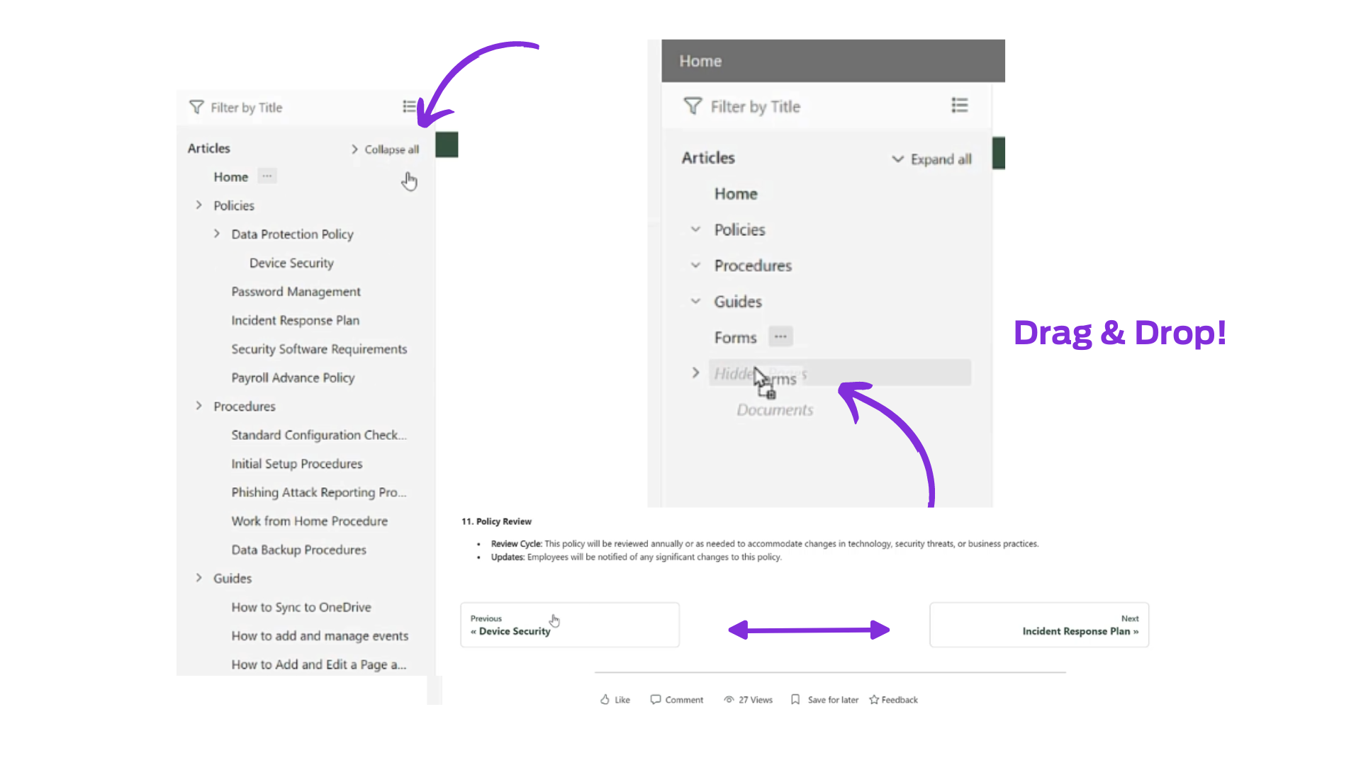 Version 6.3: Feedback, Tree & Search Enhancements - Sprocket 365